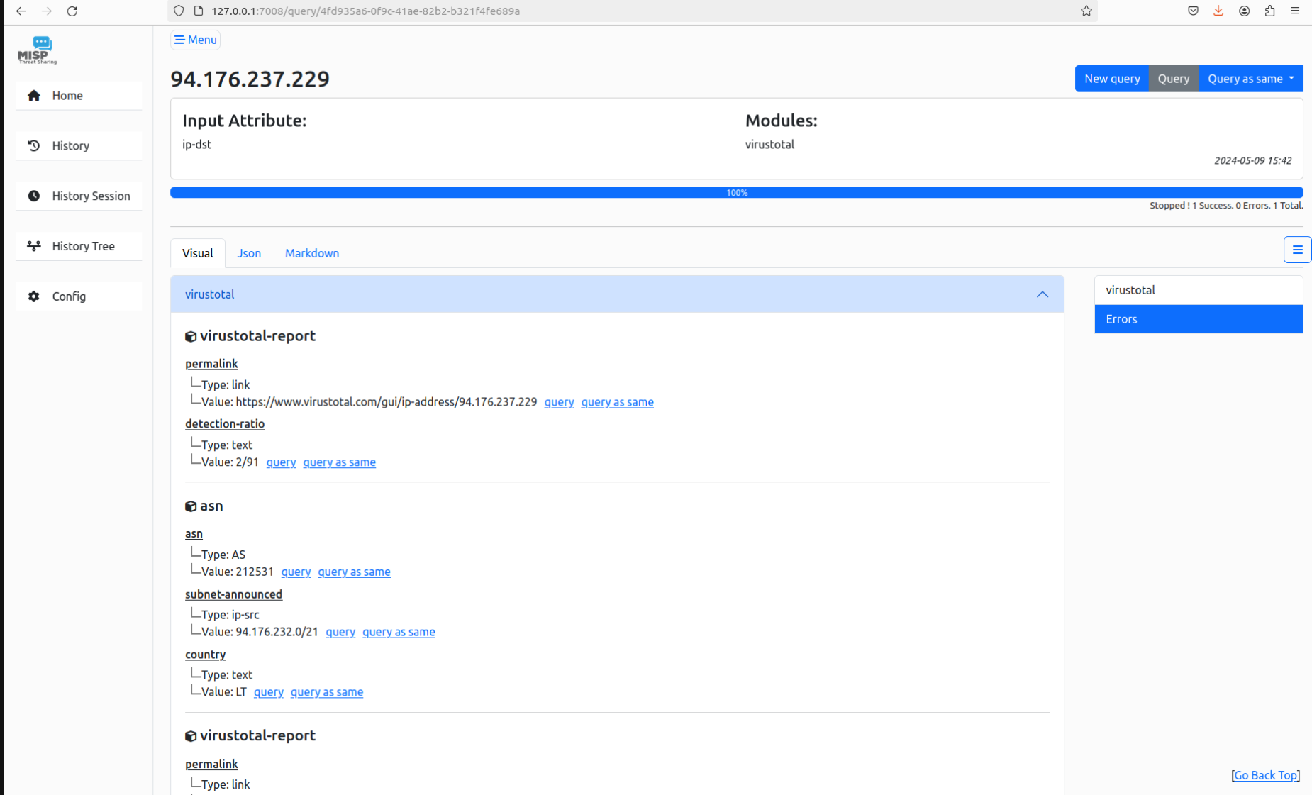 MISP (@misp@misp-community.org) - MISP Community